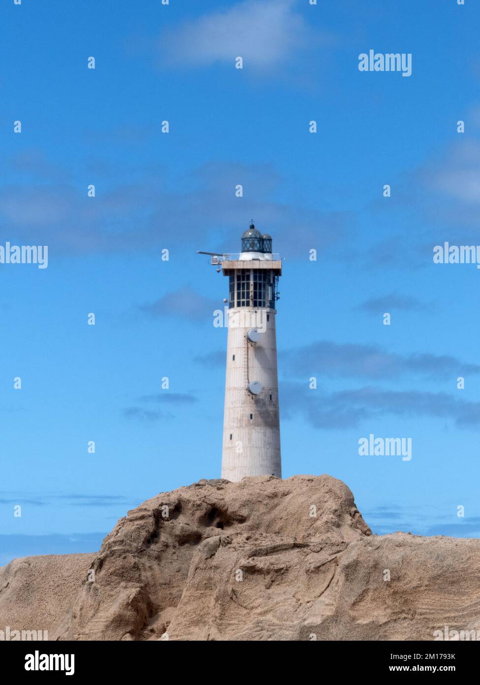 Morro Jable lighthouse, Jandia, Fuerteventura, Canary Islands, Spain ...
