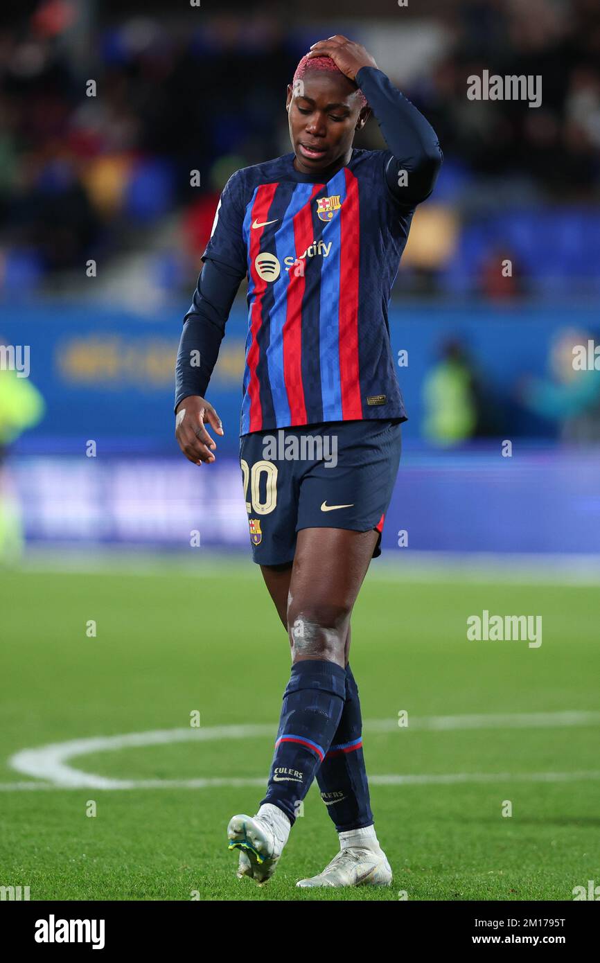Barcelona, Spain. 10th Dec, 2022. Oshoala of FC Barcelona during the La ...