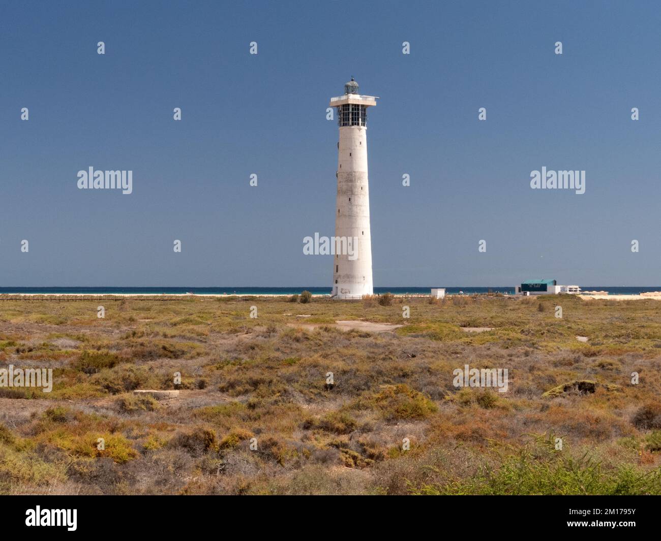 Morro Jable lighthouse, Jandia, Fuerteventura, Canary Islands, Spain ...