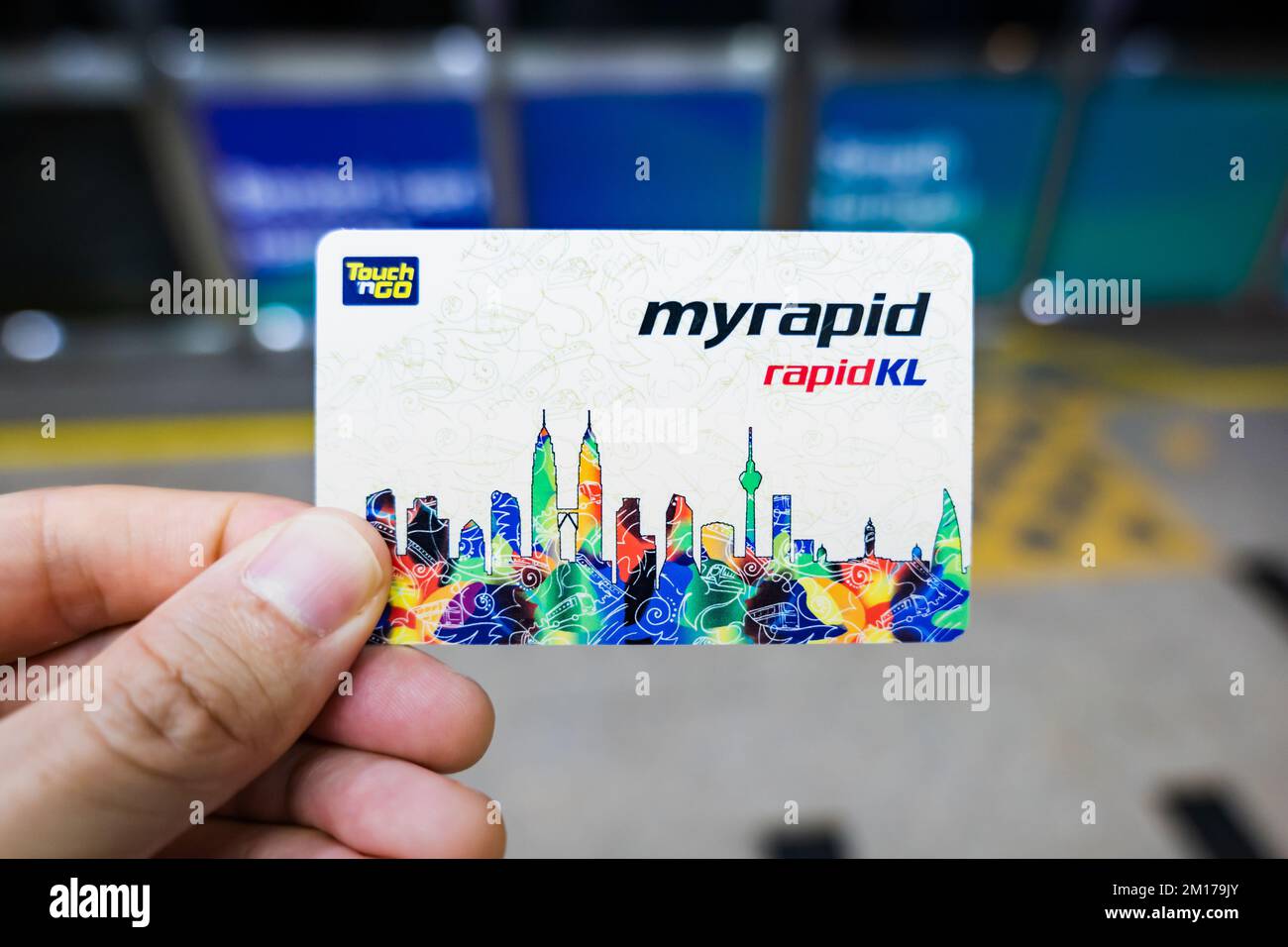 Kuala Lumpur, Malaysia - November 2022: Touch n Go transport card for ...