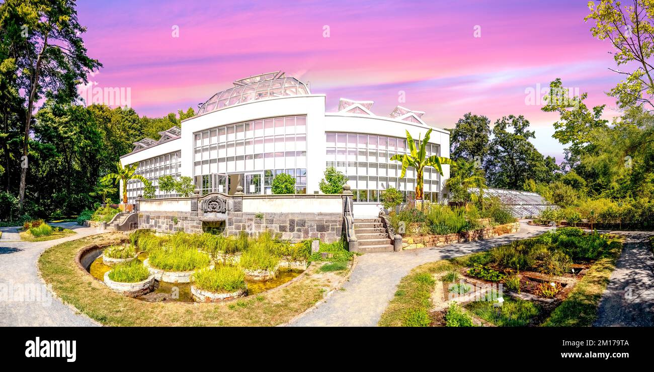 Botanical garden, Giessen, Hessen, Germany Stock Photo - Alamy
