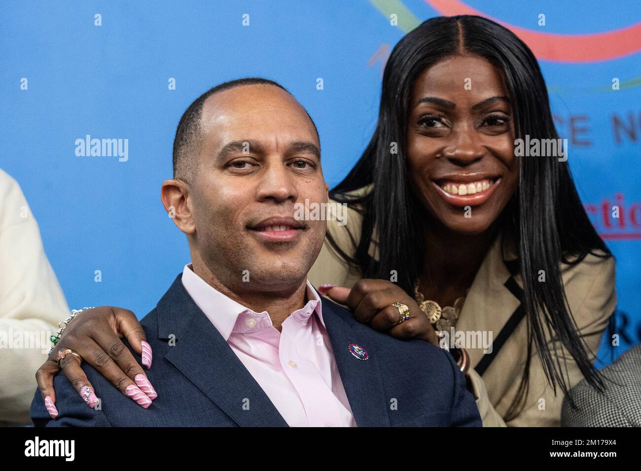New York, United States. 10th Dec, 2022. Congressman Hakeem Jeffries ...