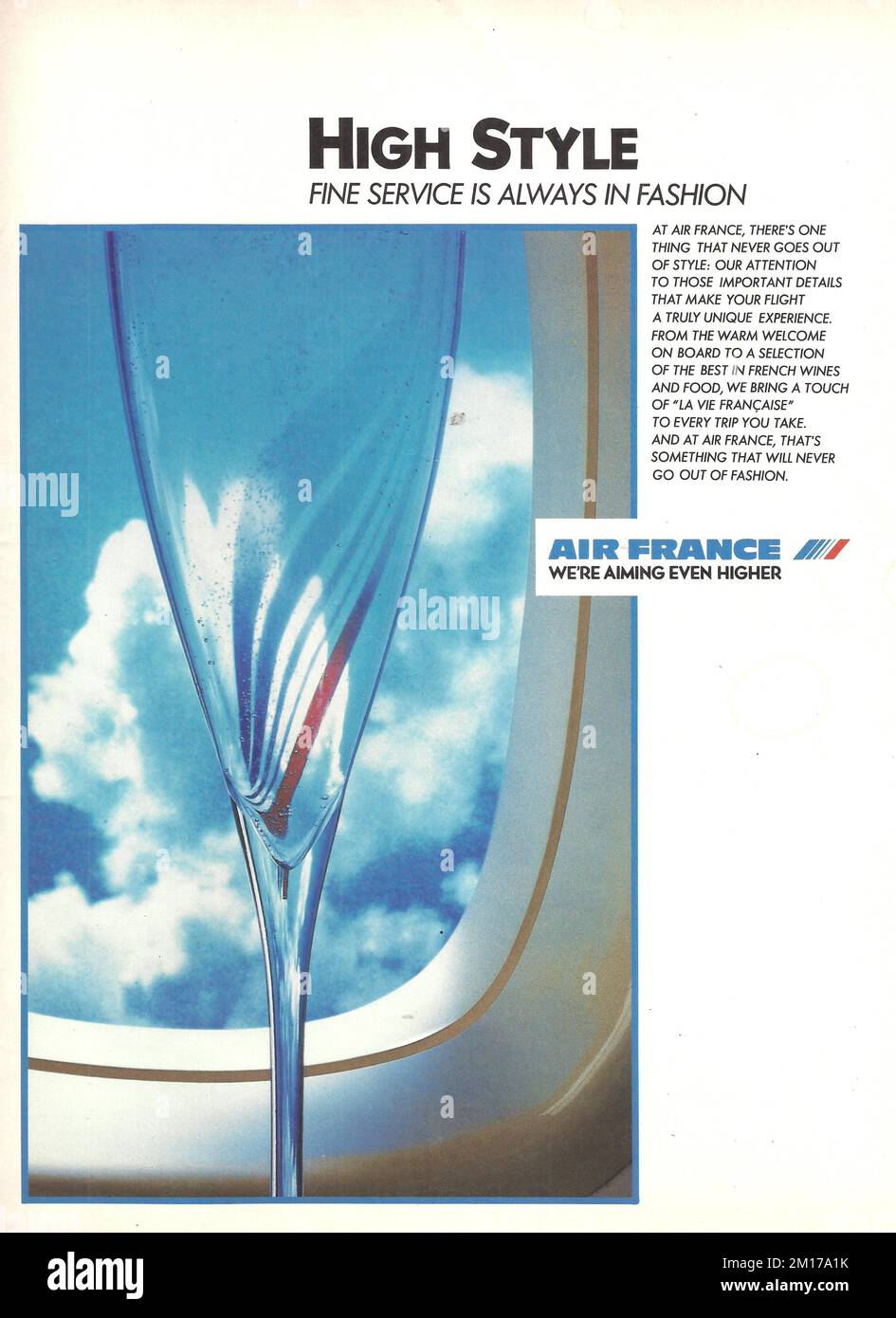 Air france advert vintage hi-res stock photography and images - Alamy