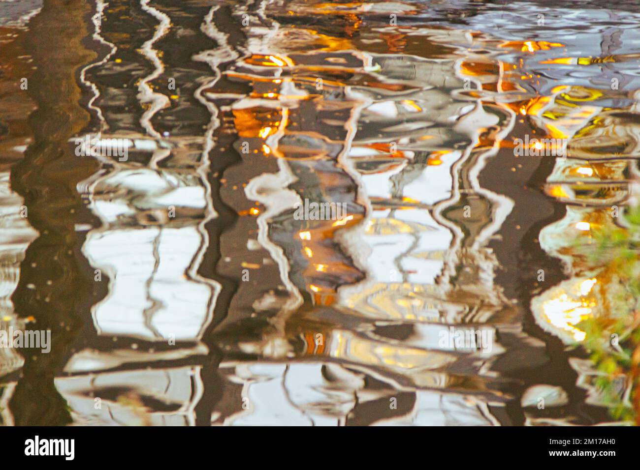 Colorful autumn reflections on the water Stock Photo - Alamy