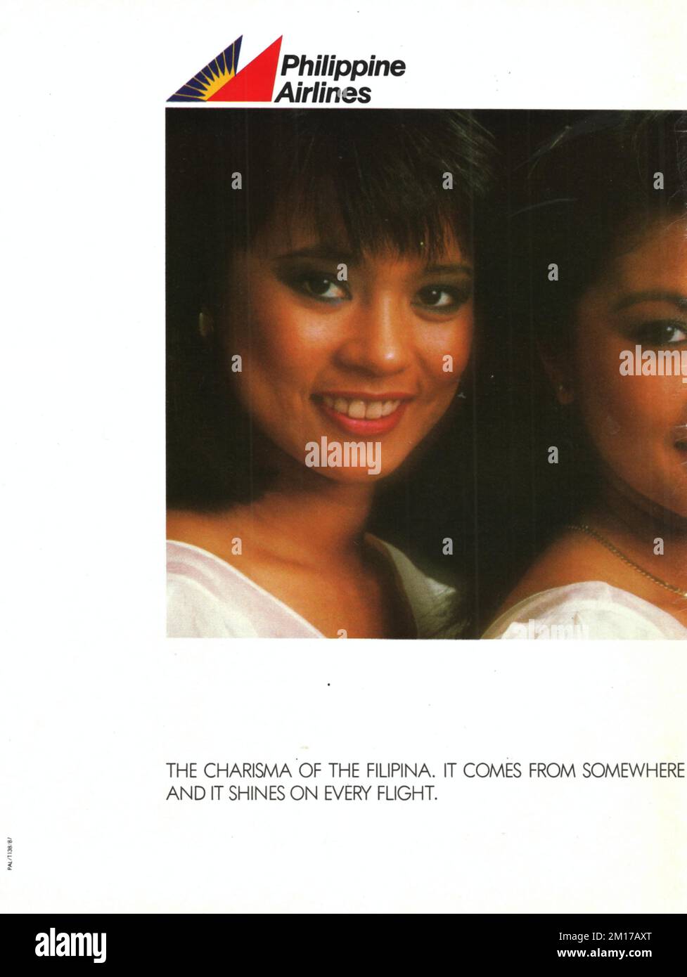 Philippine airlines vintage magazine advertisement Stock Photo - Alamy