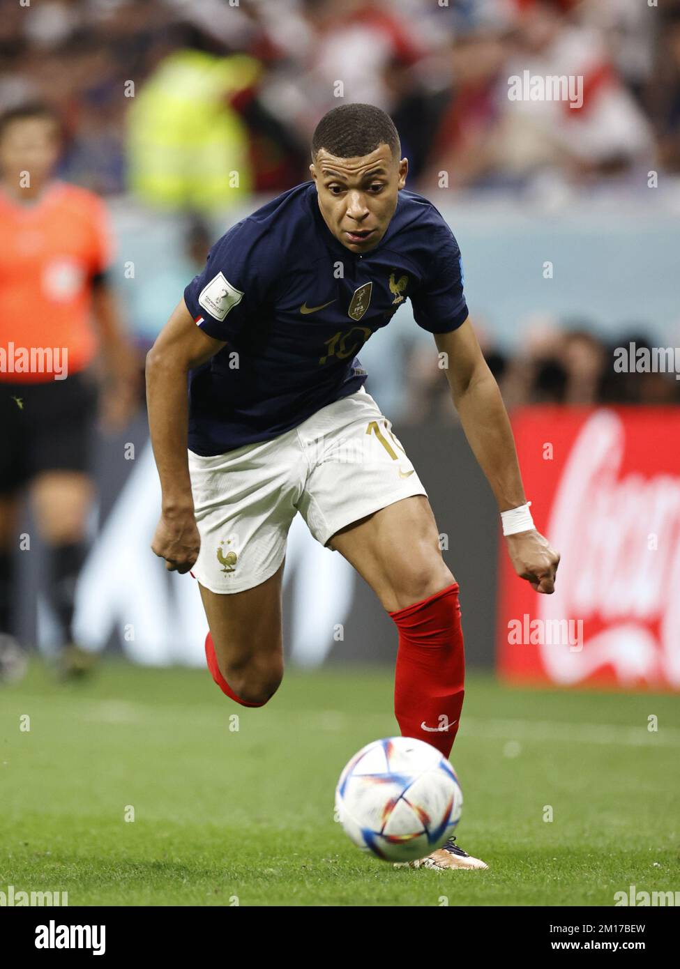 AL KHOR - Kylian Mbappe of France during the FIFA World Cup Qatar 2022 ...