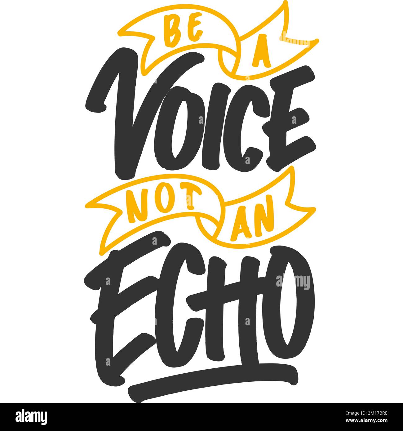 Echo typography hi-res stock photography and images - Alamy