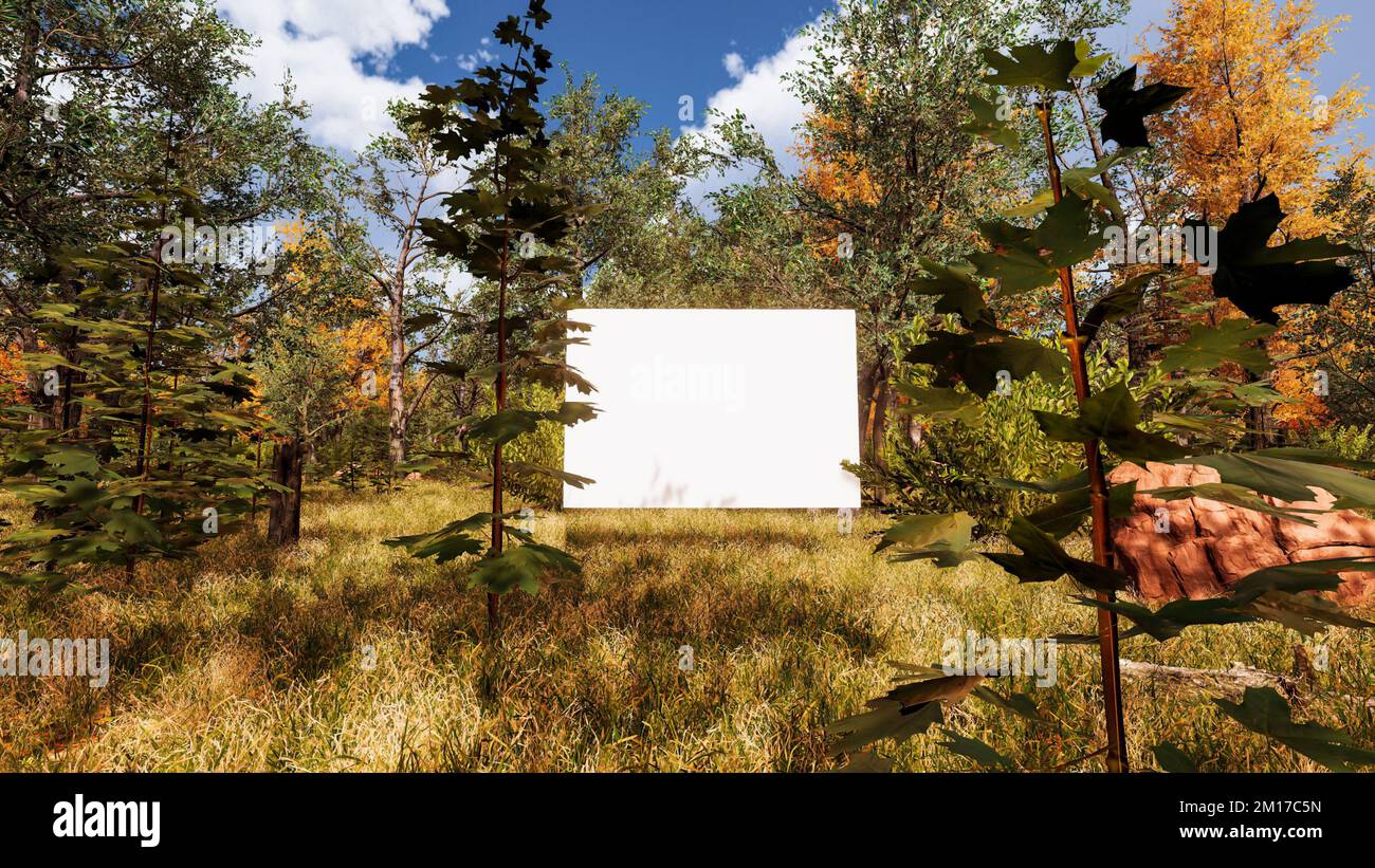 3D Render Background to ecology and sustainable development ...