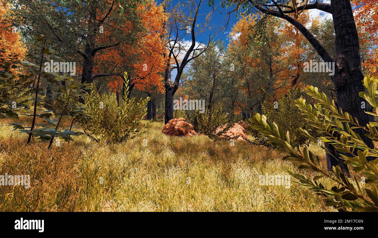 3D Render Background to ecology and sustainable development ...