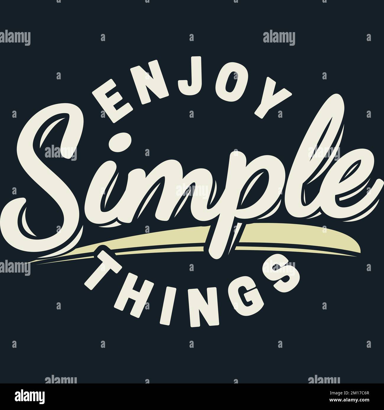 Enjoy simple things hi-res stock photography and images - Alamy