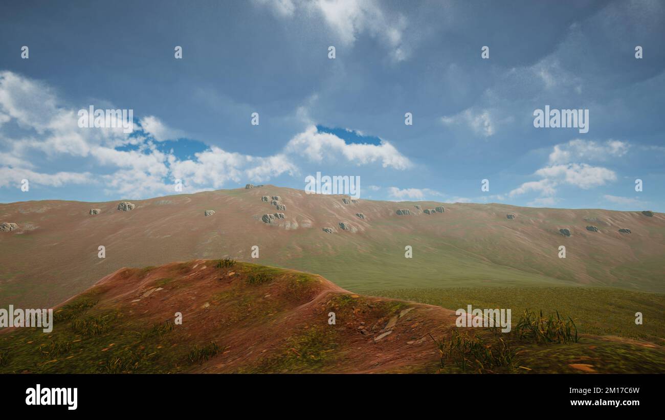 3D Render Background to ecology and sustainable development ...