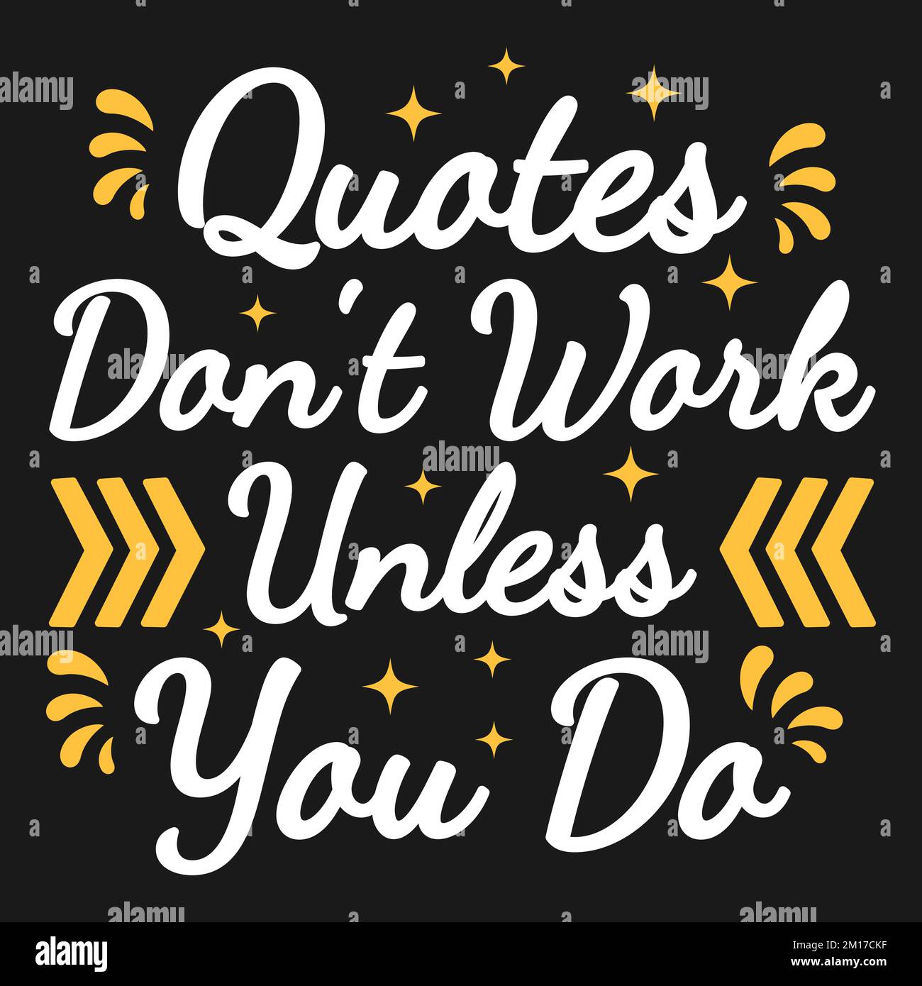 Motivational Typography Quote Design Stock Vector Image & Art - Alamy