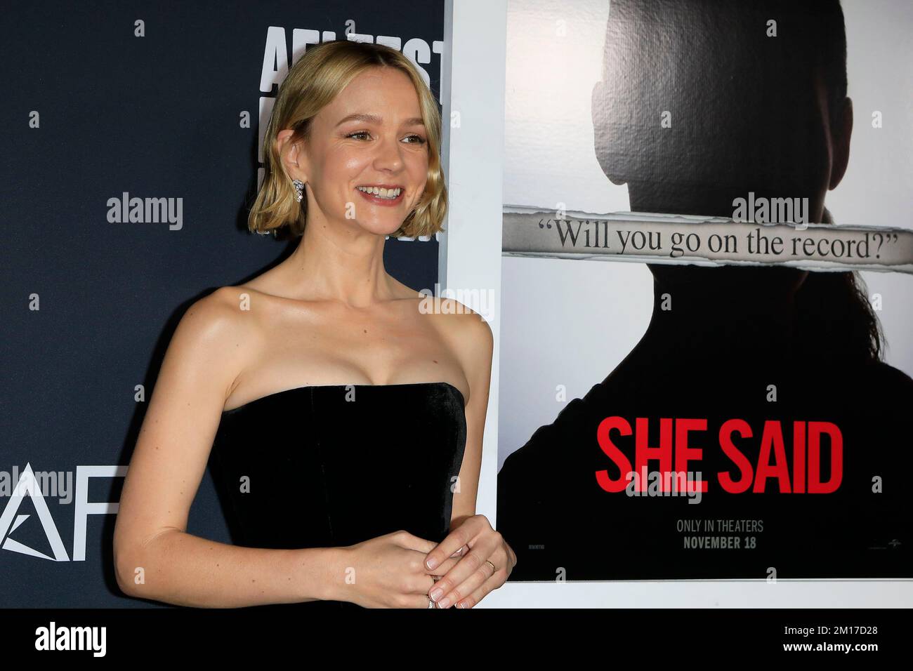 LOS ANGELES - OCT 4: Carey Mulligan at the AFI Fest - She Said at TCL ...