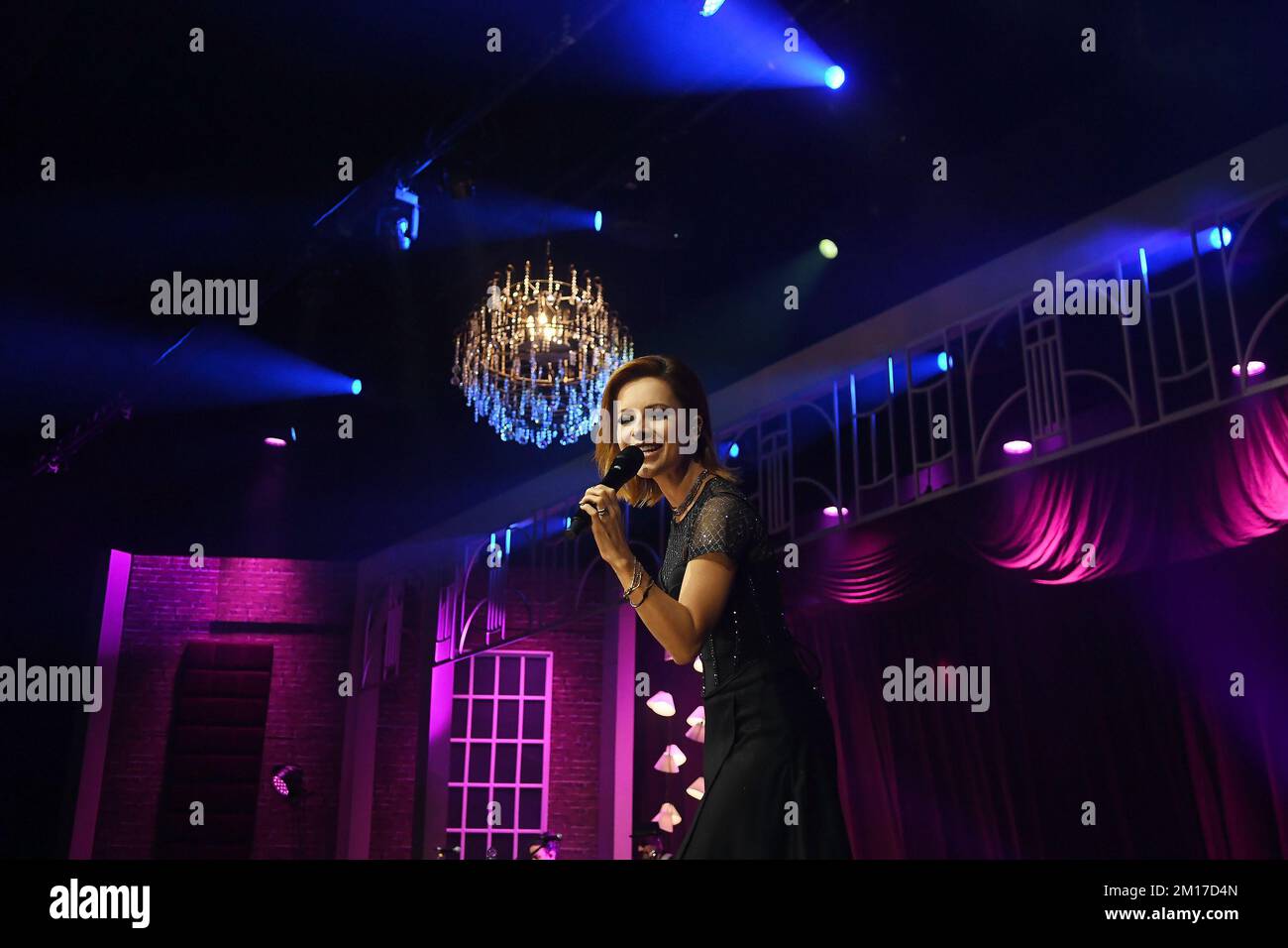 Rio de Janeiro, Brazil,December 9, 2022. Singer Sandy, during a show at ...