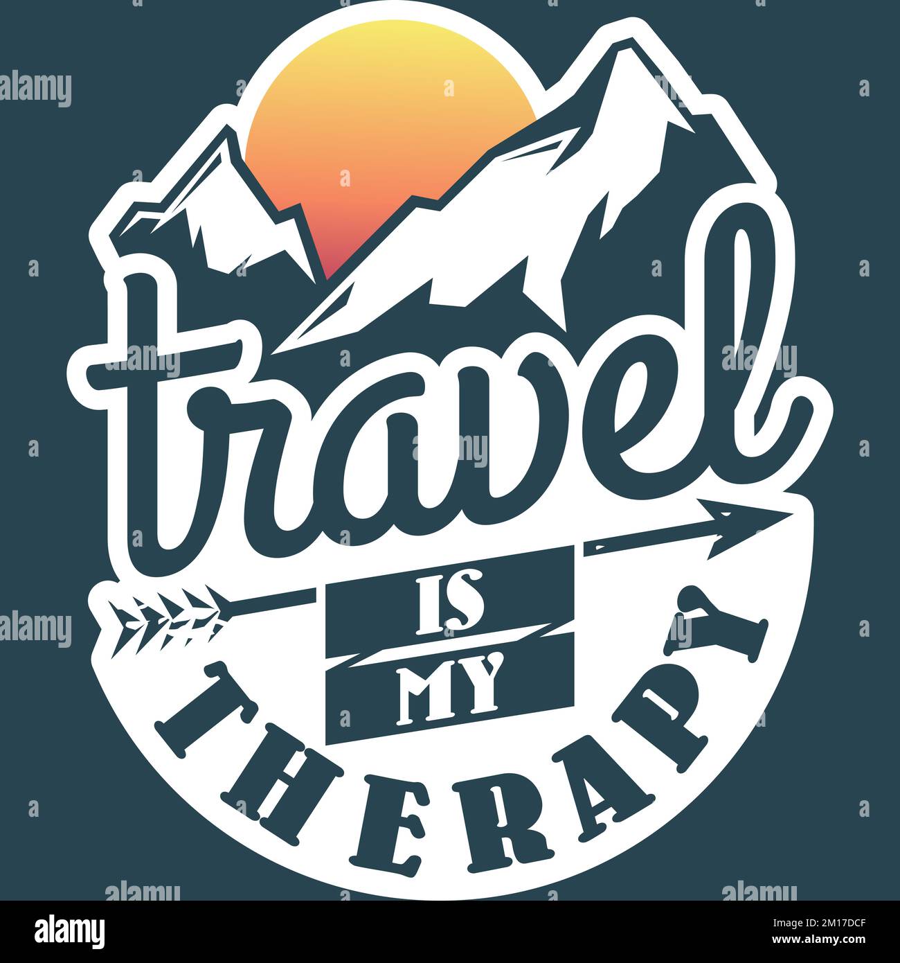 Travel quote vector vectors hi-res stock photography and images - Alamy