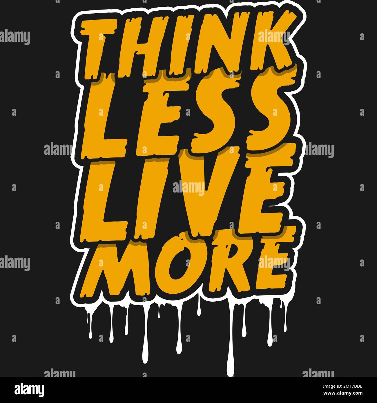 Less is more poster Stock Vector Images - Alamy