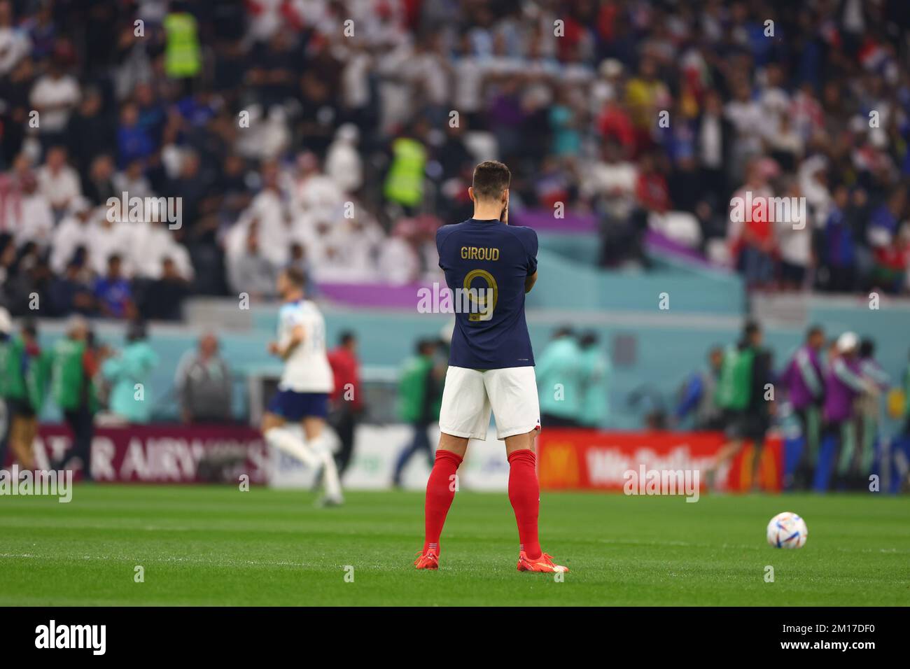AL KHOR, QATAR - DECEMBER 10: Olivier Giroud of France seen during the ...