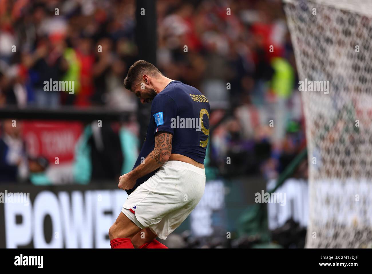 AL KHOR, QATAR - DECEMBER 10: Olivier Giroud of France celebrate during ...