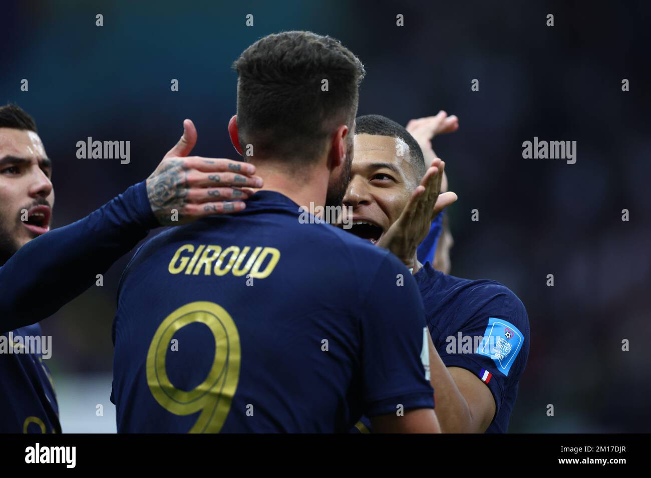 AL KHOR, QATAR - DECEMBER 10: Kylian Mbappé and Olivier Giroud of ...