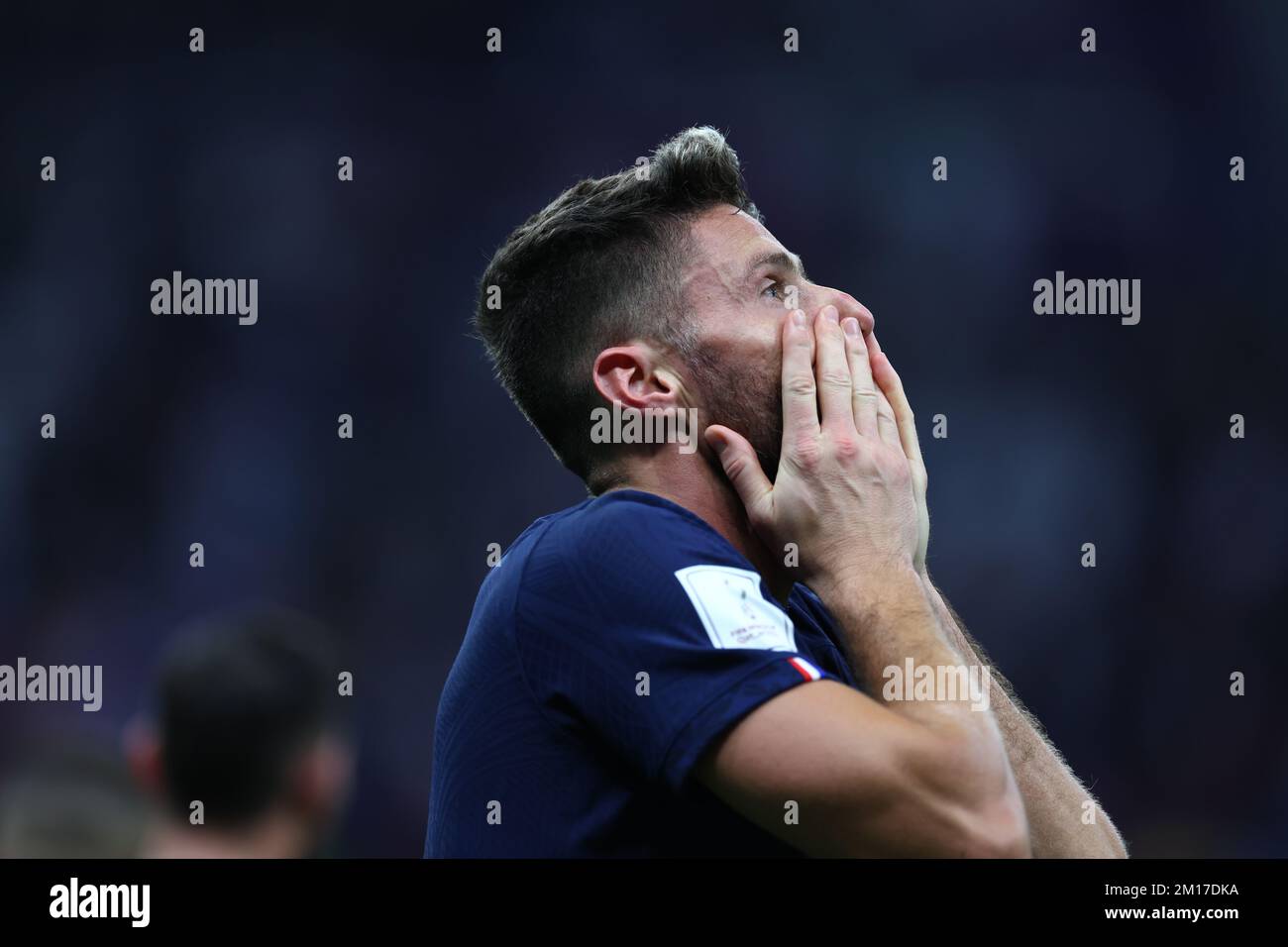 AL KHOR, QATAR - DECEMBER 10: Olivier Giroud of France in action during ...