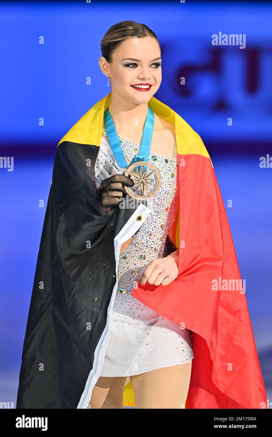 Senior Women Awards, Loena HENDRICKX (BEL) third place, during Victory ...