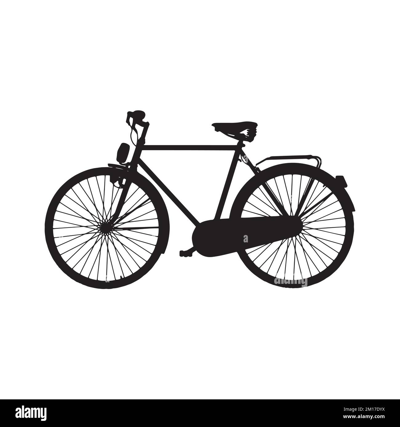 Vector Illustration of Bicycle Art Silhouette Stock Vector Image & Art ...