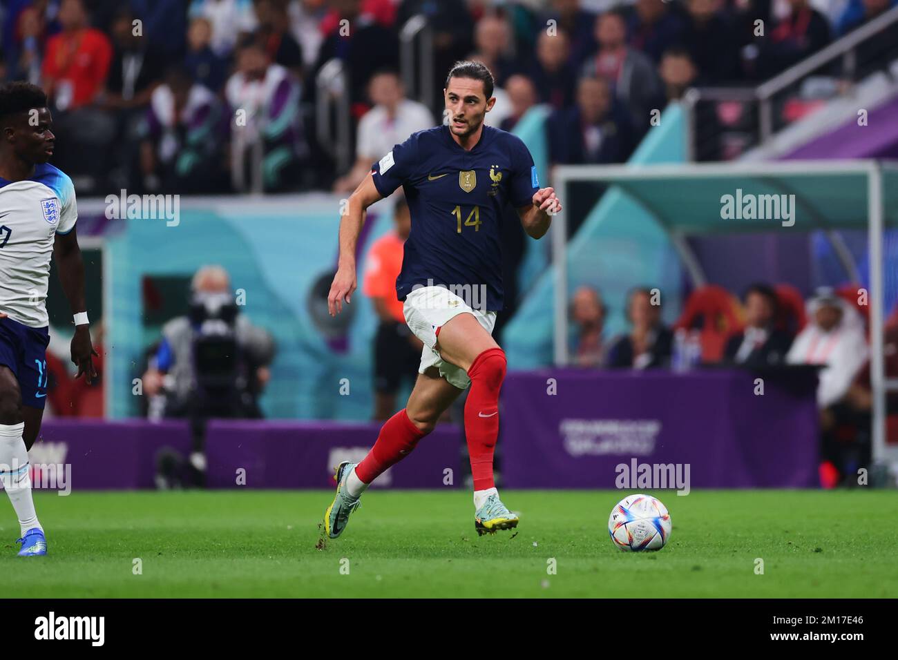 Al Khor, Qatar. 10th Dec, 2022. Adrien Rabiot (FRA) Football/Soccer ...