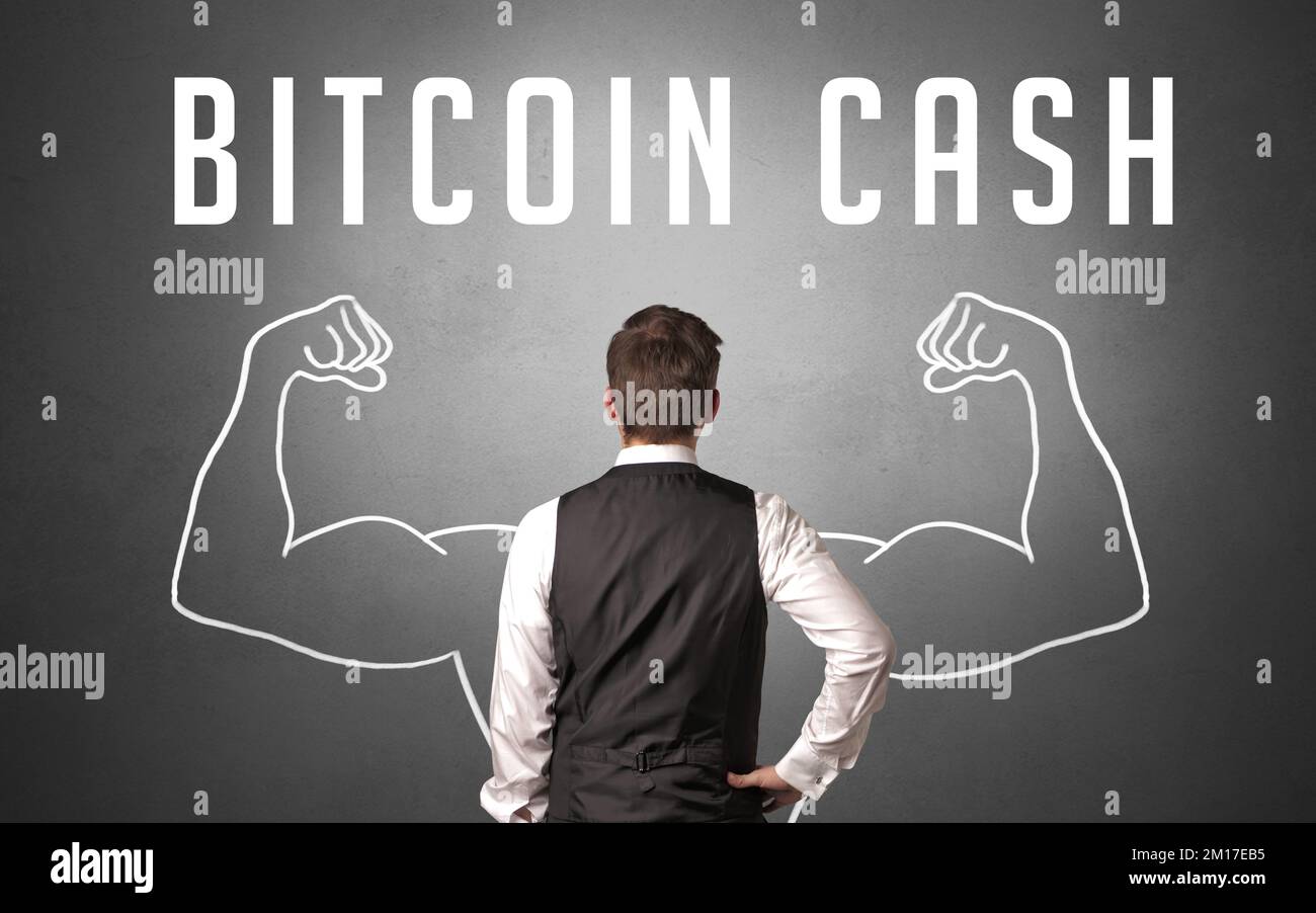 Rear view of a businessman, powerfull business concept Stock Photo - Alamy