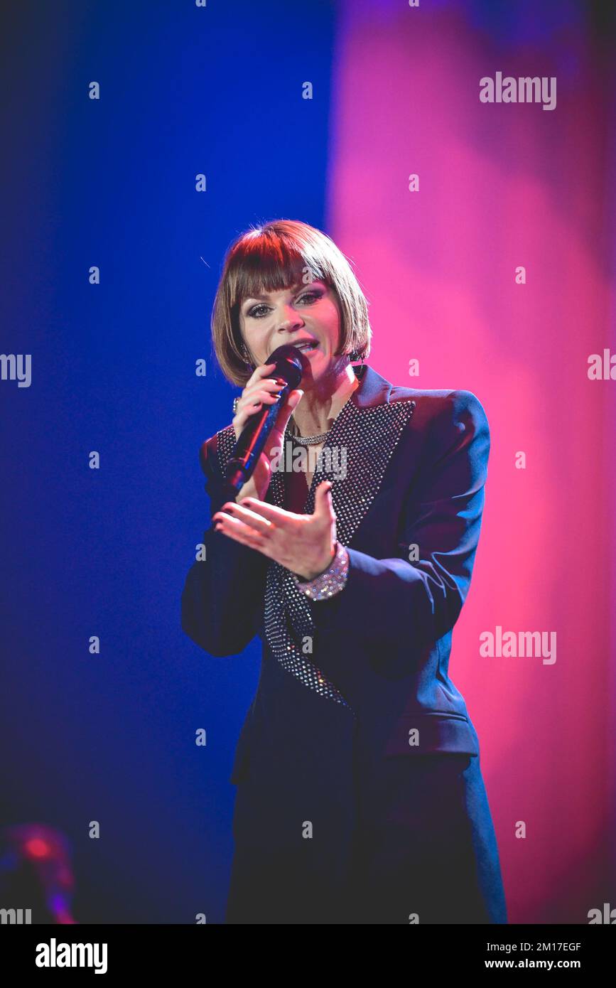 December 10, 2022, Naples, Italy: The Italian singer Alessandra Amoroso ...