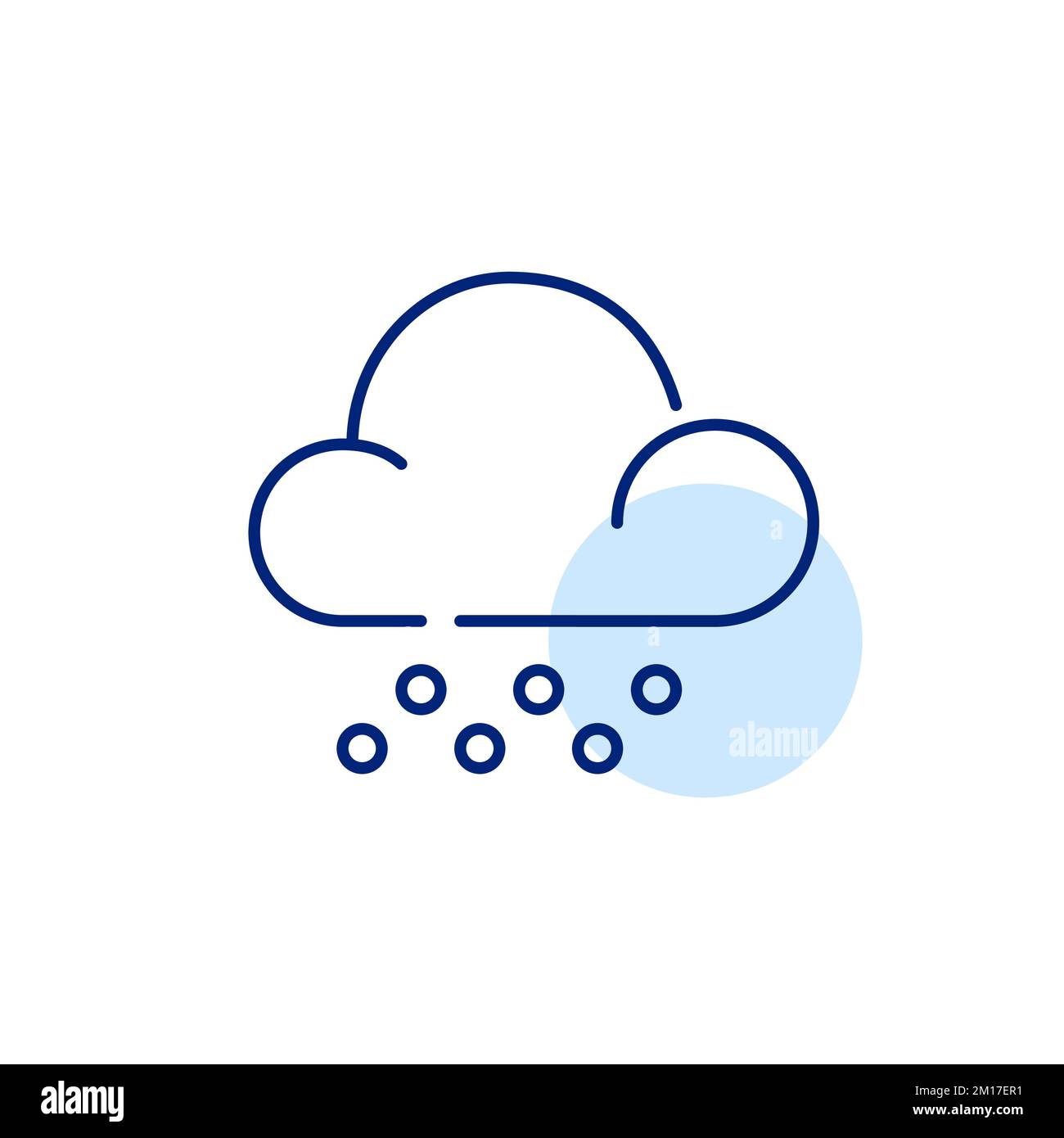 Hail precipitation Stock Vector Images - Alamy