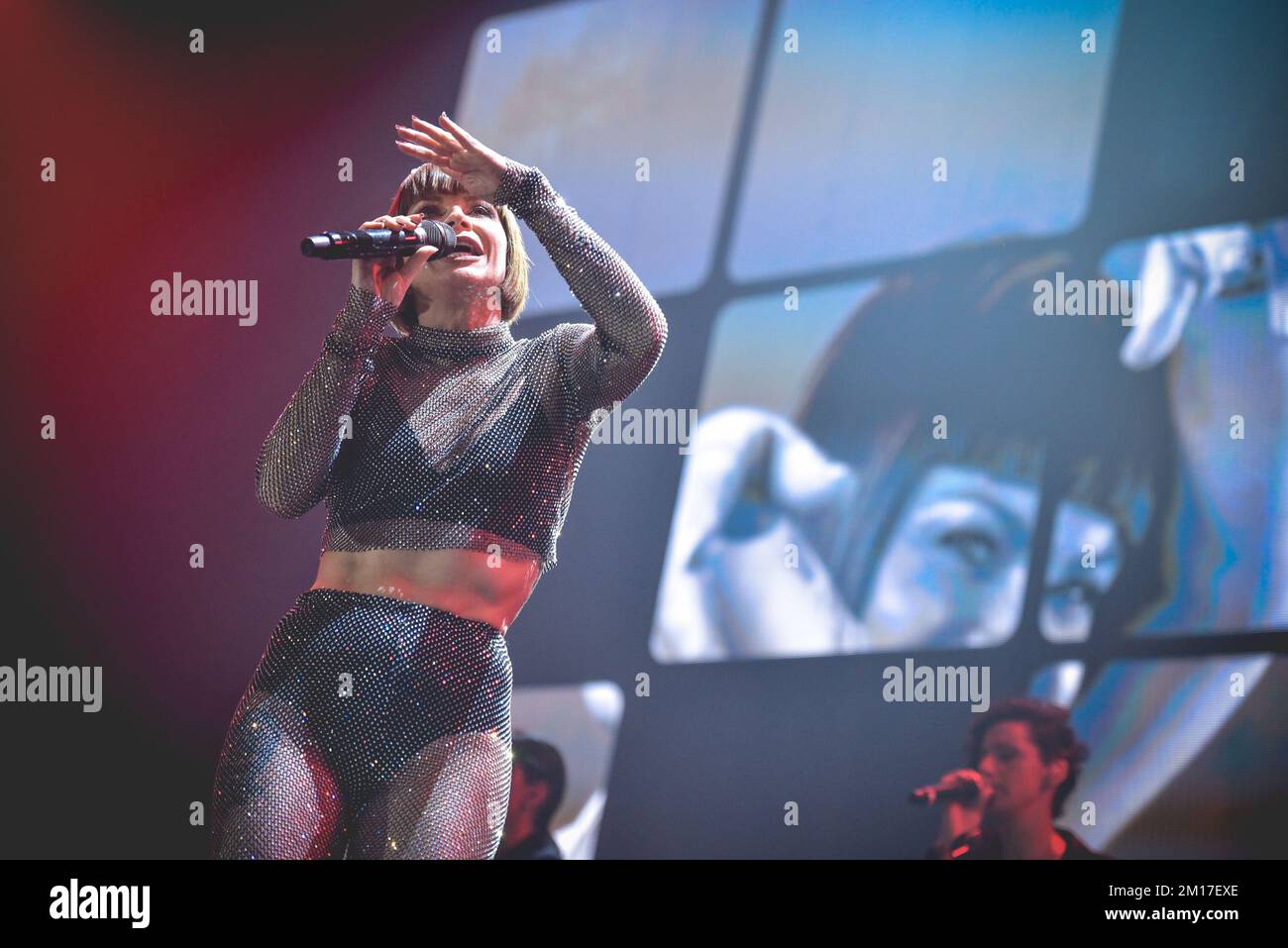 December 10, 2022, Naples, Italy: The Italian singer Alessandra Amoroso ...