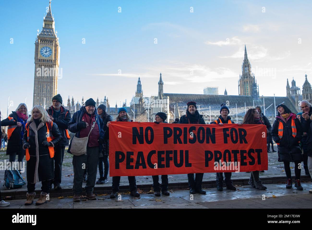 London, UK. 10th December, 2022. Just Stop Oil climate activists and ...