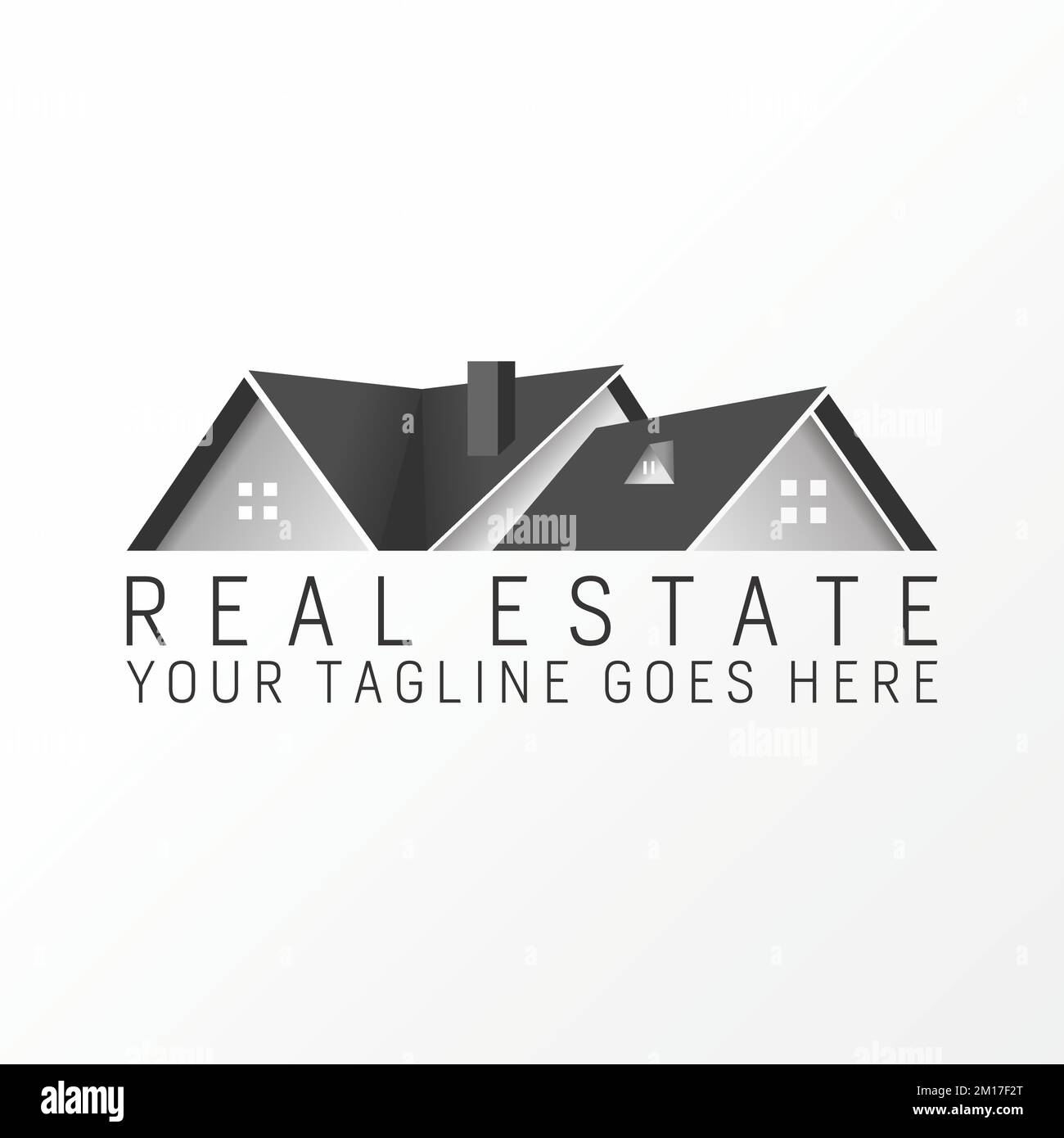 House roof rooftop icons Stock Vector Images - Alamy