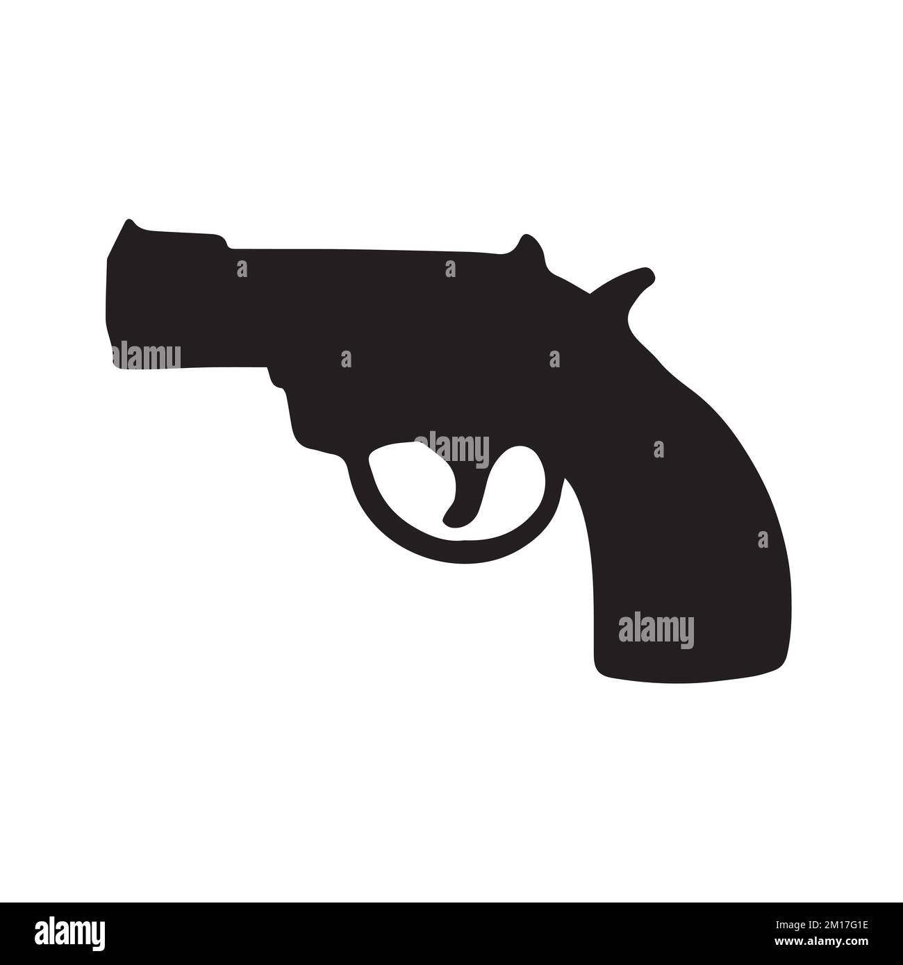 Silhouette machine gun Cut Out Stock Images & Pictures - Alamy