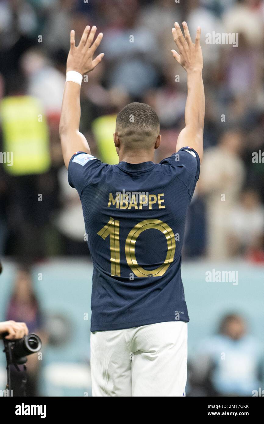 Kylian MBappe of France celebrating the victory during the FIFA World ...