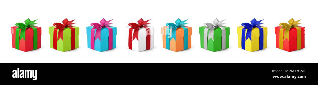 Christmas present concept. Merry Christmas greeting card Stock Photo ...