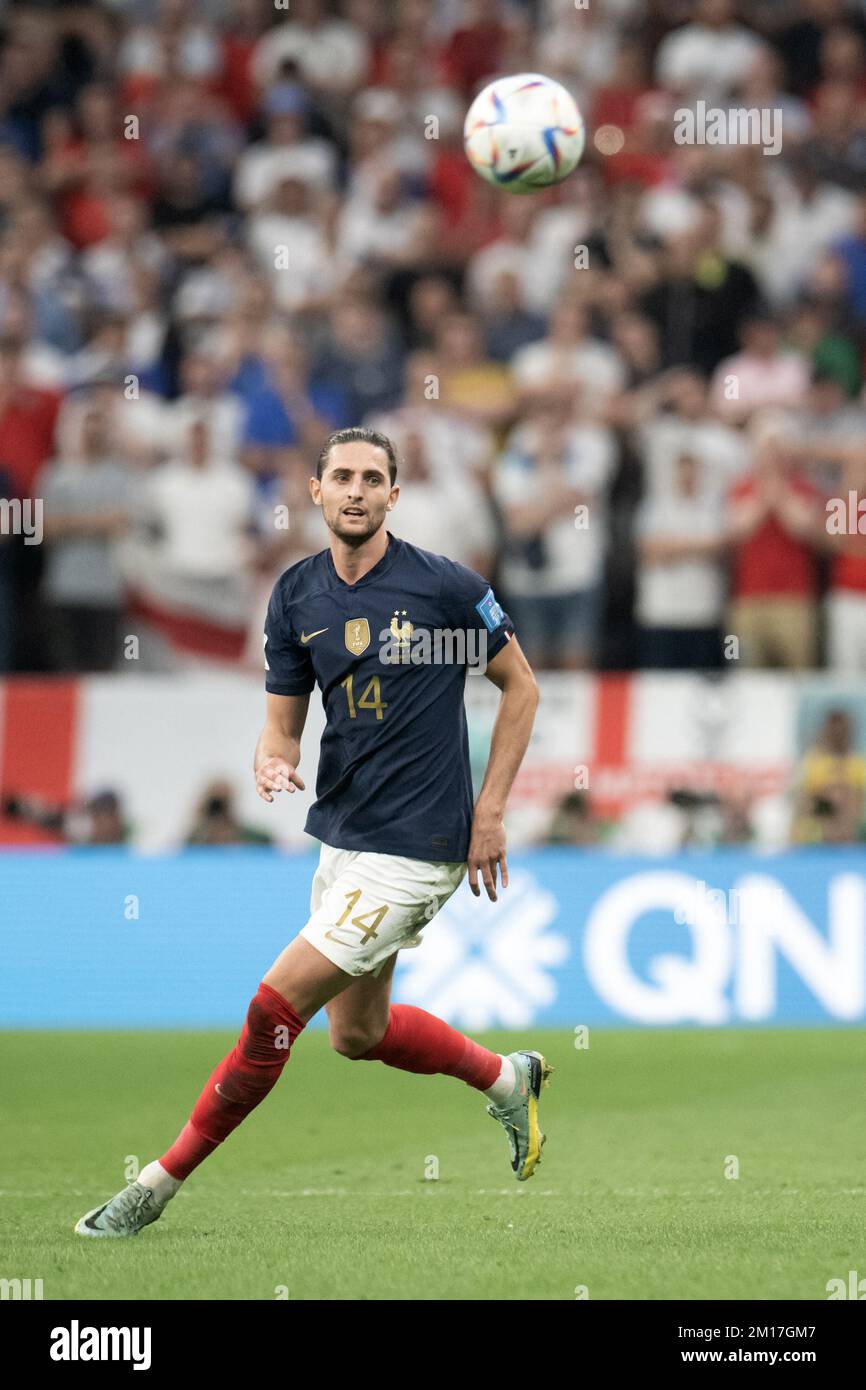Adrien Rabiot of France in action during the FIFA World Cup Qatar 2022 ...