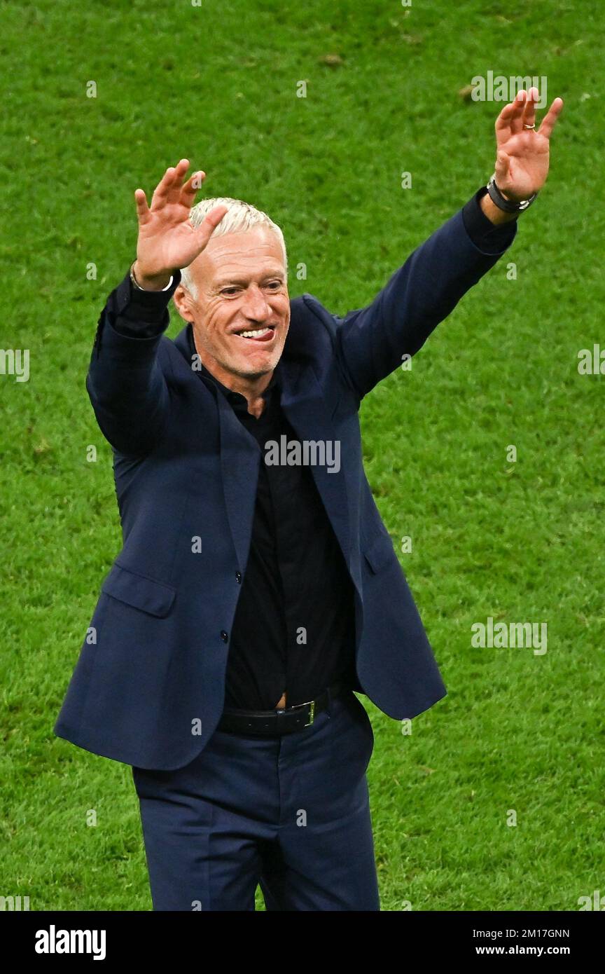 Head coach Didier Descamps during England v France match of the Fifa ...