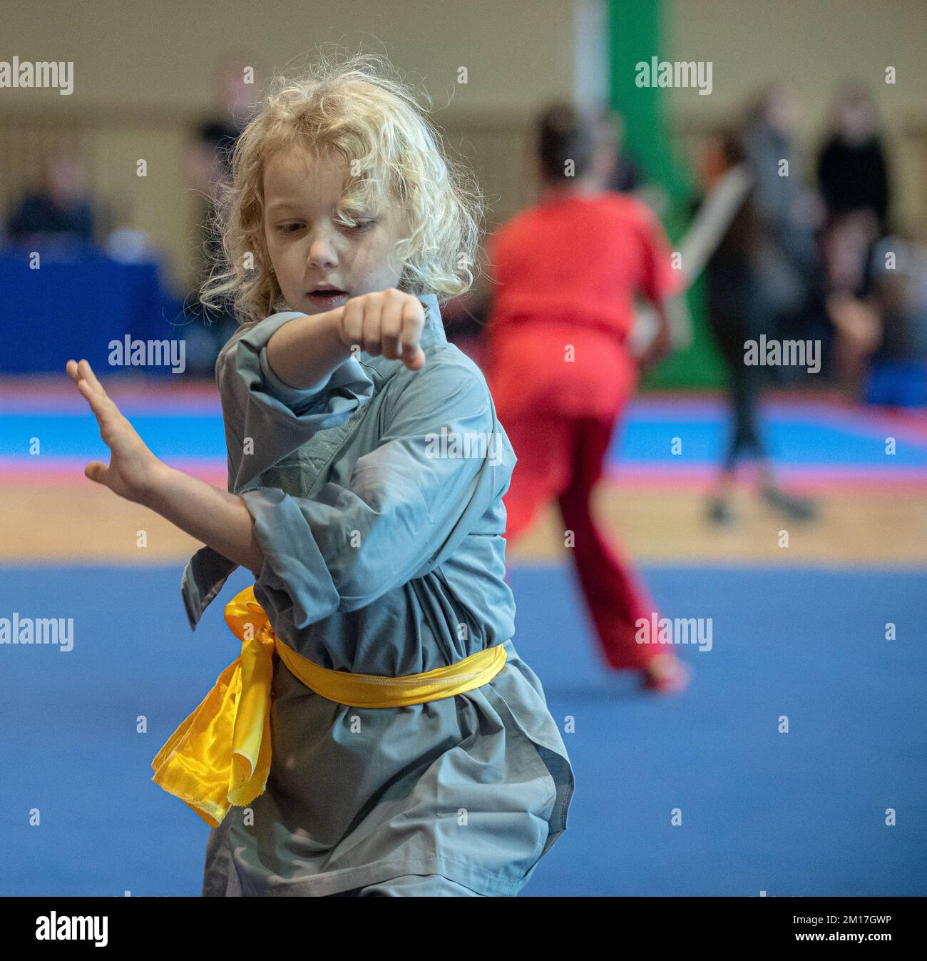 Vilnius, Lithuania. 10th Dec, 2022. An athlete competes at the 8th ...