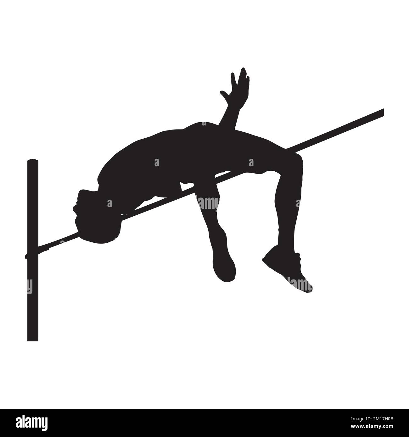 High Jump Art Silhouette Stock Vector Image & Art - Alamy