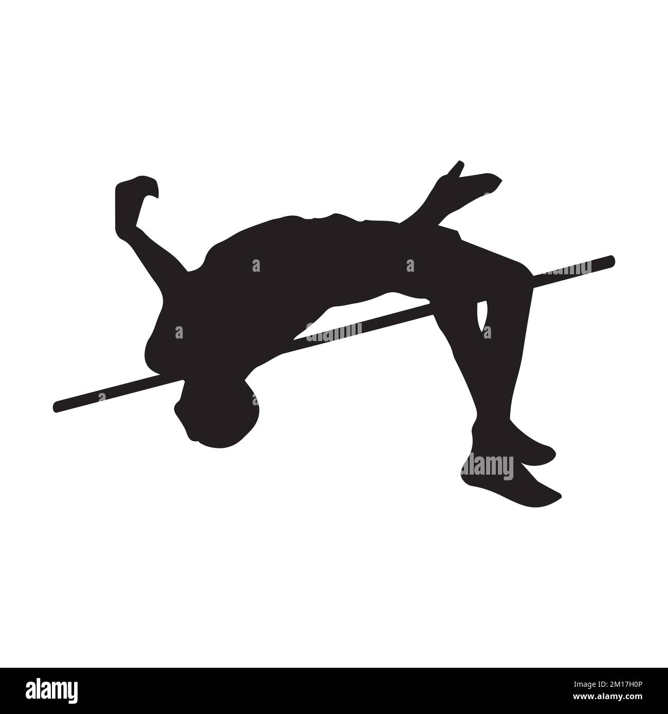 High Jump Art Silhouette Stock Vector Image & Art - Alamy