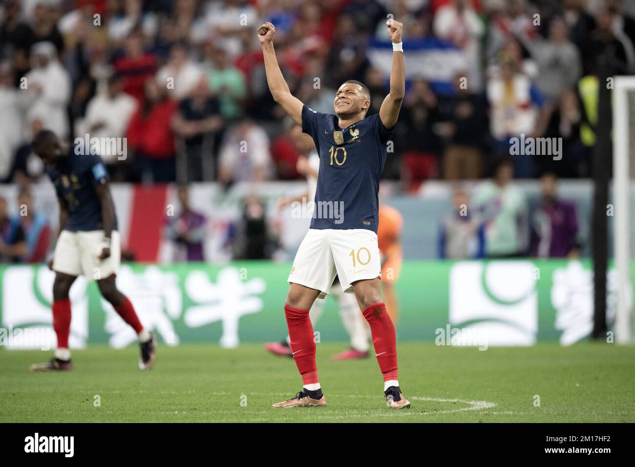 Kylian MBappe of France celebrating the victory during the FIFA World ...