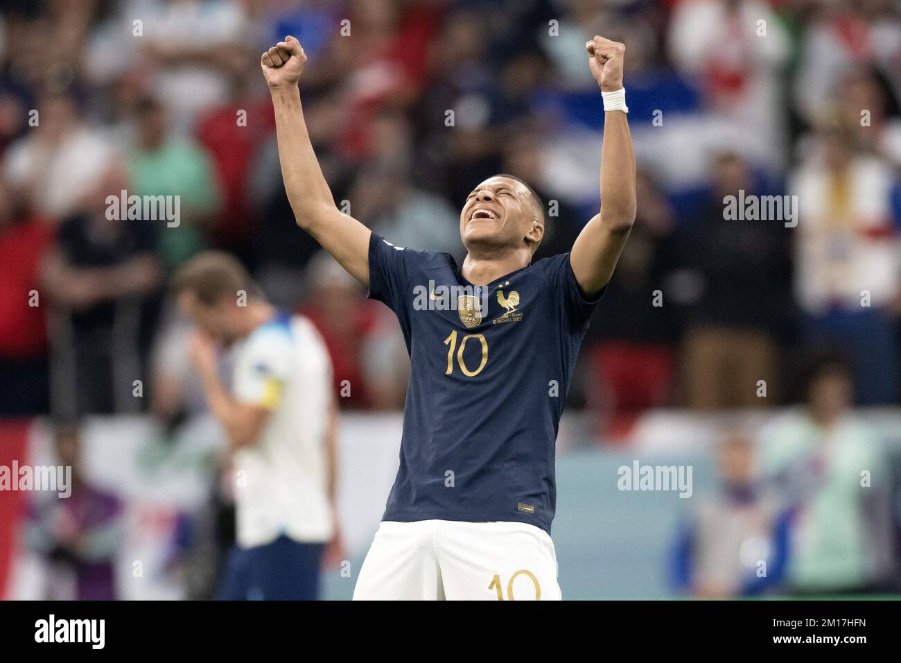 Kylian MBappe of France celebrating the victory during the FIFA World ...