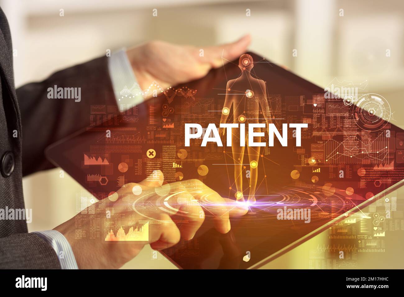 Electronic medical record, tech concept Stock Photo - Alamy