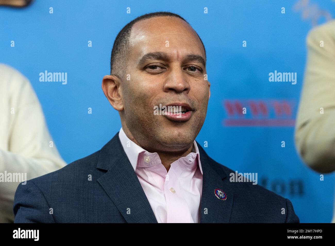 New York, New York, USA. 10th Dec, 2022. Congressman Hakeem Jeffries ...