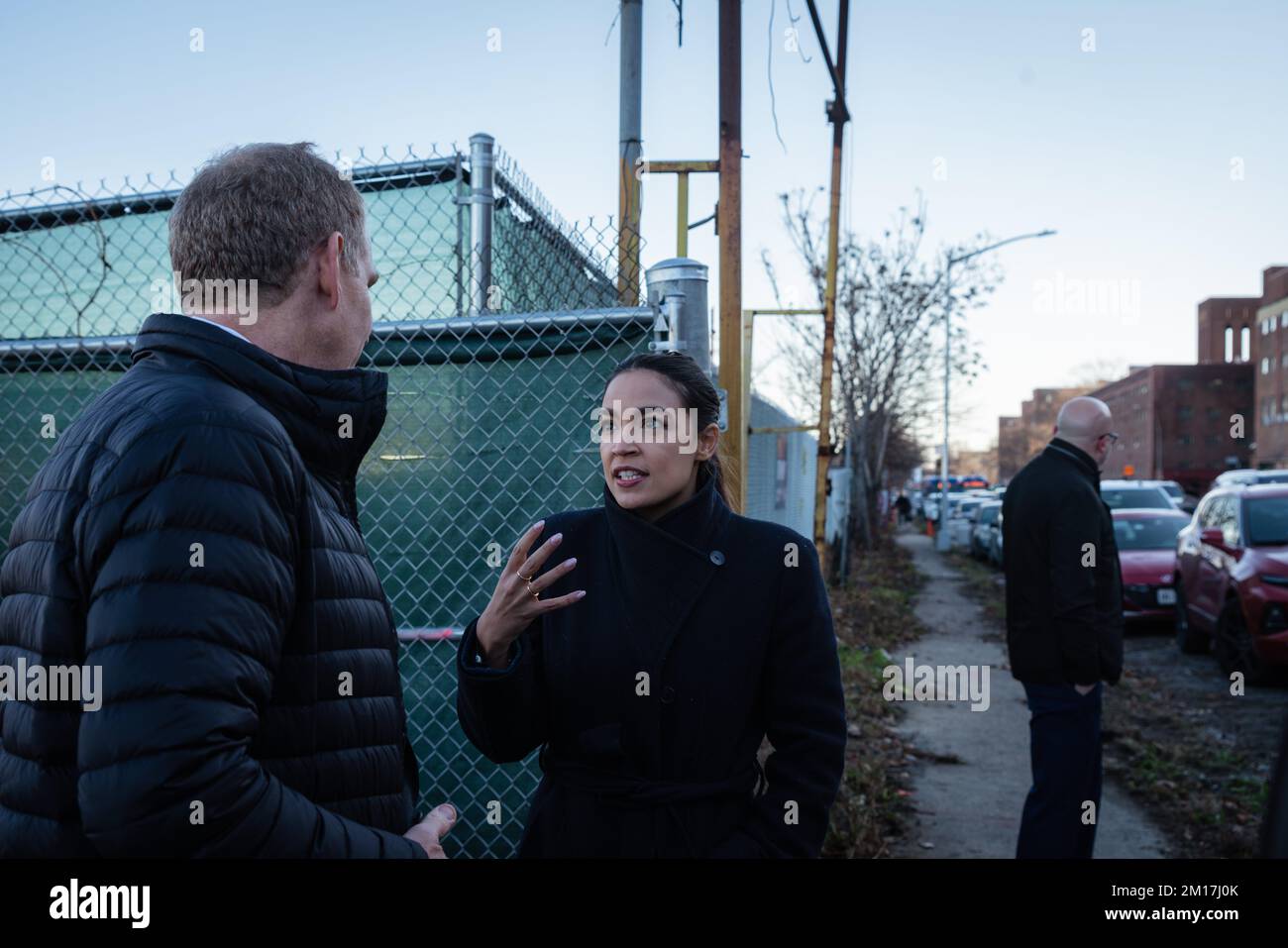 Bronx, New York, USA. 9th Dec, 2022. U.S. Representative Alexandria ...