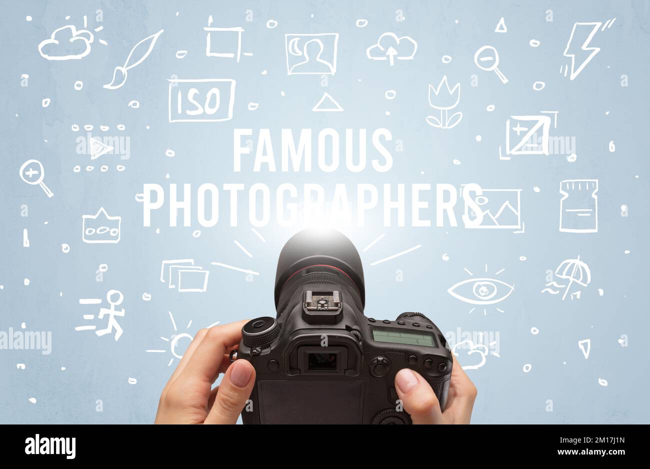 Hand taking picture with digital camera Stock Photo - Alamy