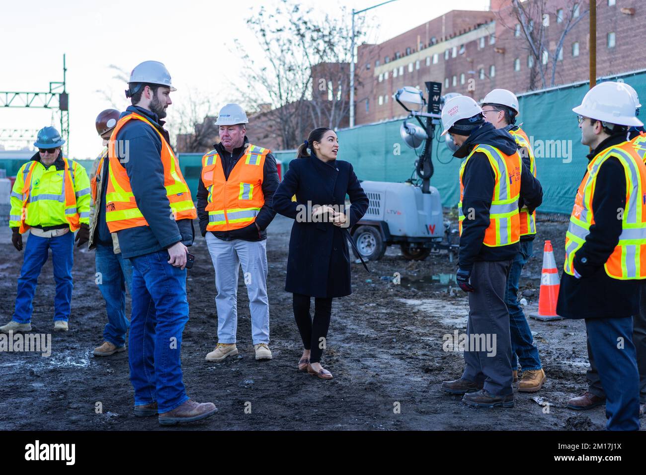 Bronx, New York, USA. 9th Dec, 2022. U.S. Representative Alexandria ...