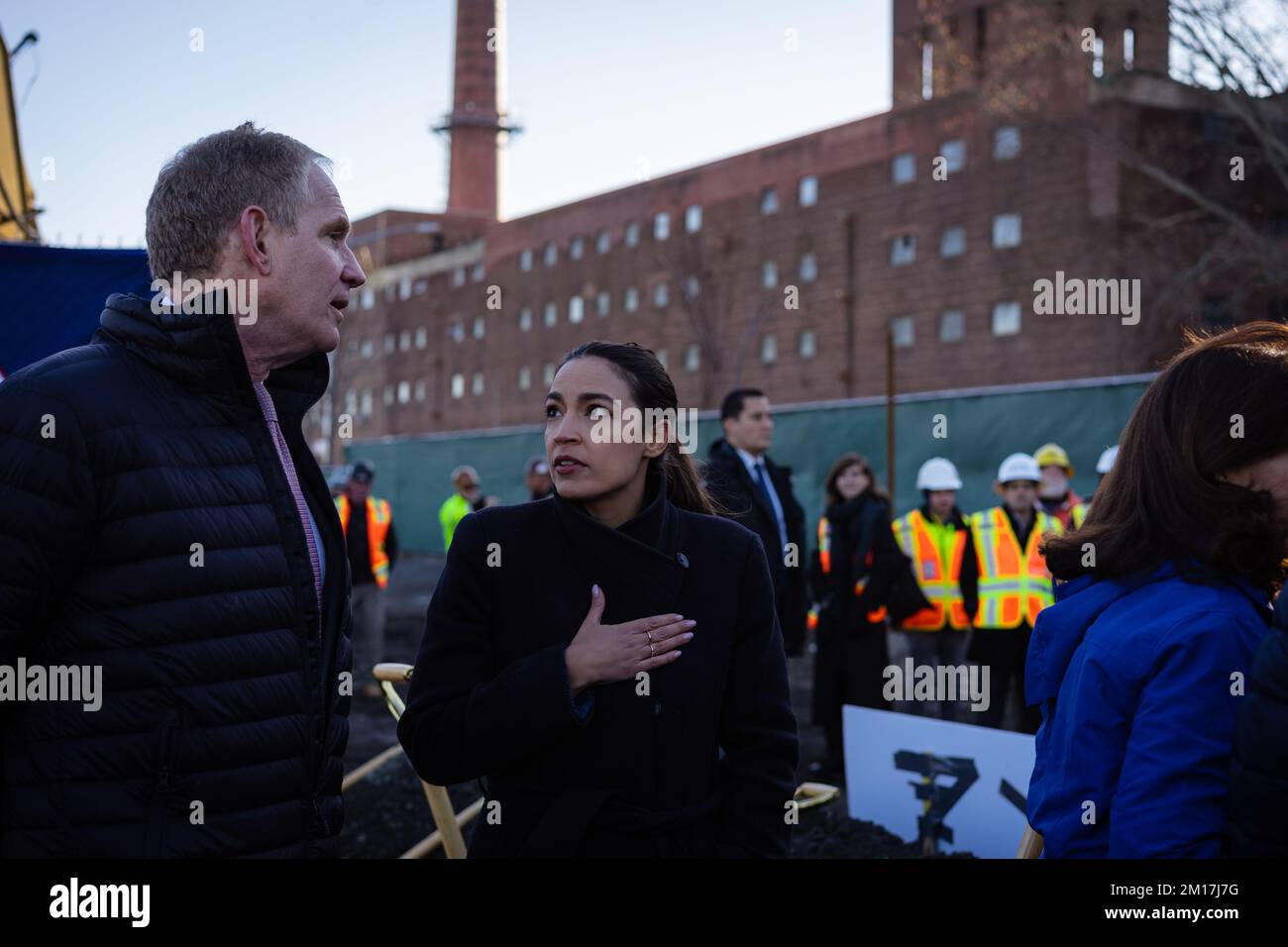 Bronx, New York, USA. 9th Dec, 2022. U.S. Representative Alexandria ...