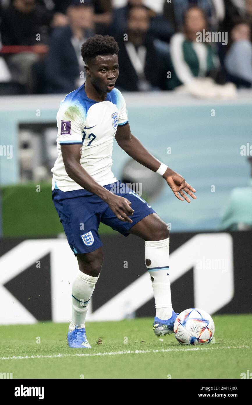 Bukayo Saka of England in action during the FIFA World Cup Qatar 2022 ...